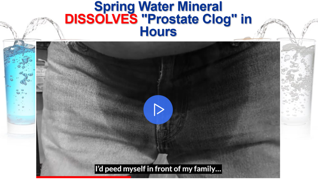 Spring Water Mineral for Prostate Health: A Comprehensive Guide - Time ...